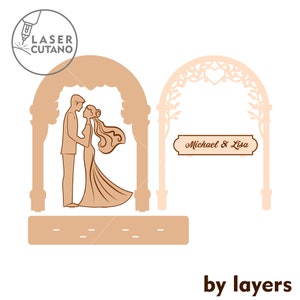 Wedding Laser Cut File Svg Designs Anniversary Wedding Dxf Files and ...