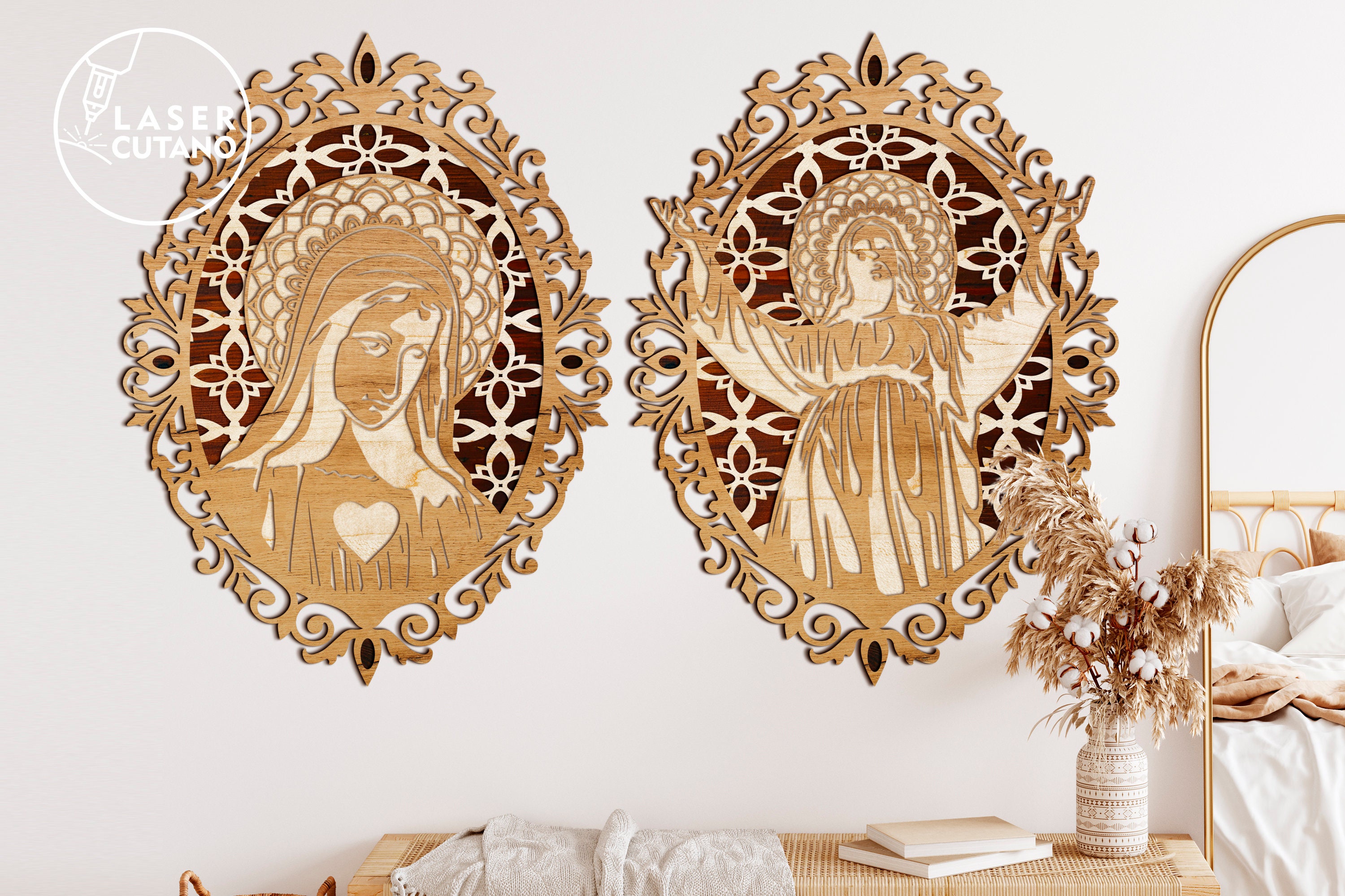 RELIGIOUS Laser Cut Files Svg Icon Dxf Template and Laser Cut - Etsy