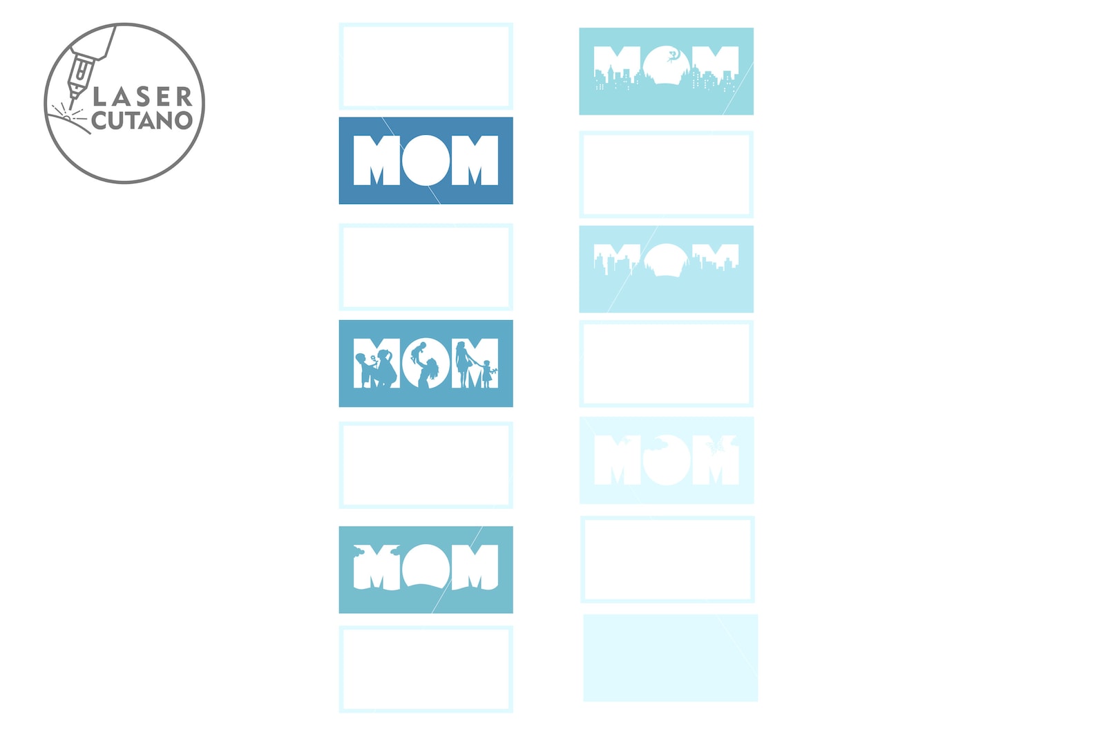 Svg MOM Laser File for Cutting Dxf Cnc Mother Laser Cutting & - Etsy