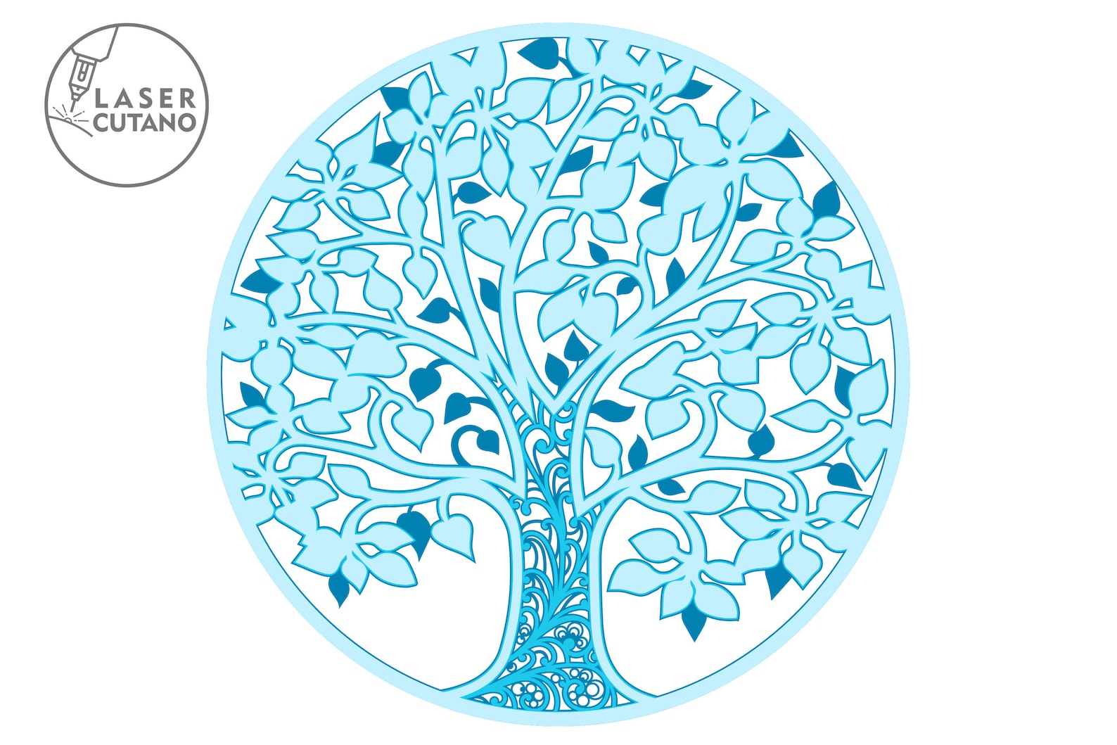Laser Cut Files TREE Laser Cut Vector Dxf, Cdr, Svg Cnc Project Tree ...