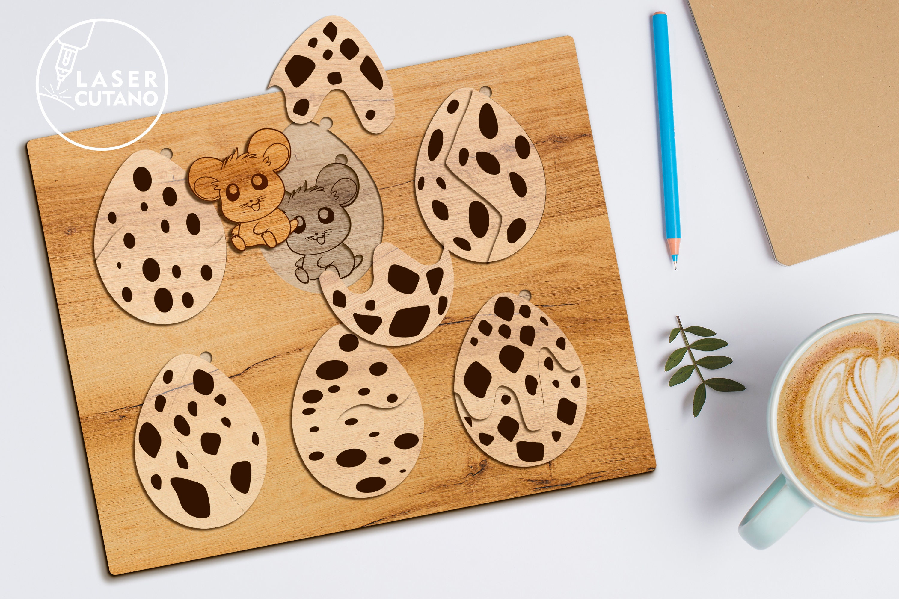 Kids PUZZLE Laser Cut File Svg Dxf Template and Cnc File - Etsy