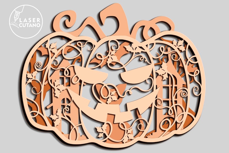 HALLOWEEN Laser Cut Designs PUMPKIN Bundle Laser Cut Files and Laser ...