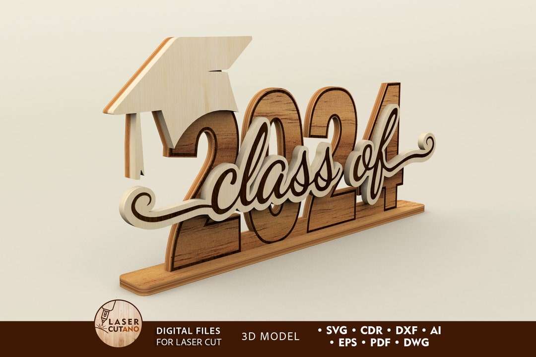 Laser Cut File Graduation Svg School Glowforge and School Laser File ...