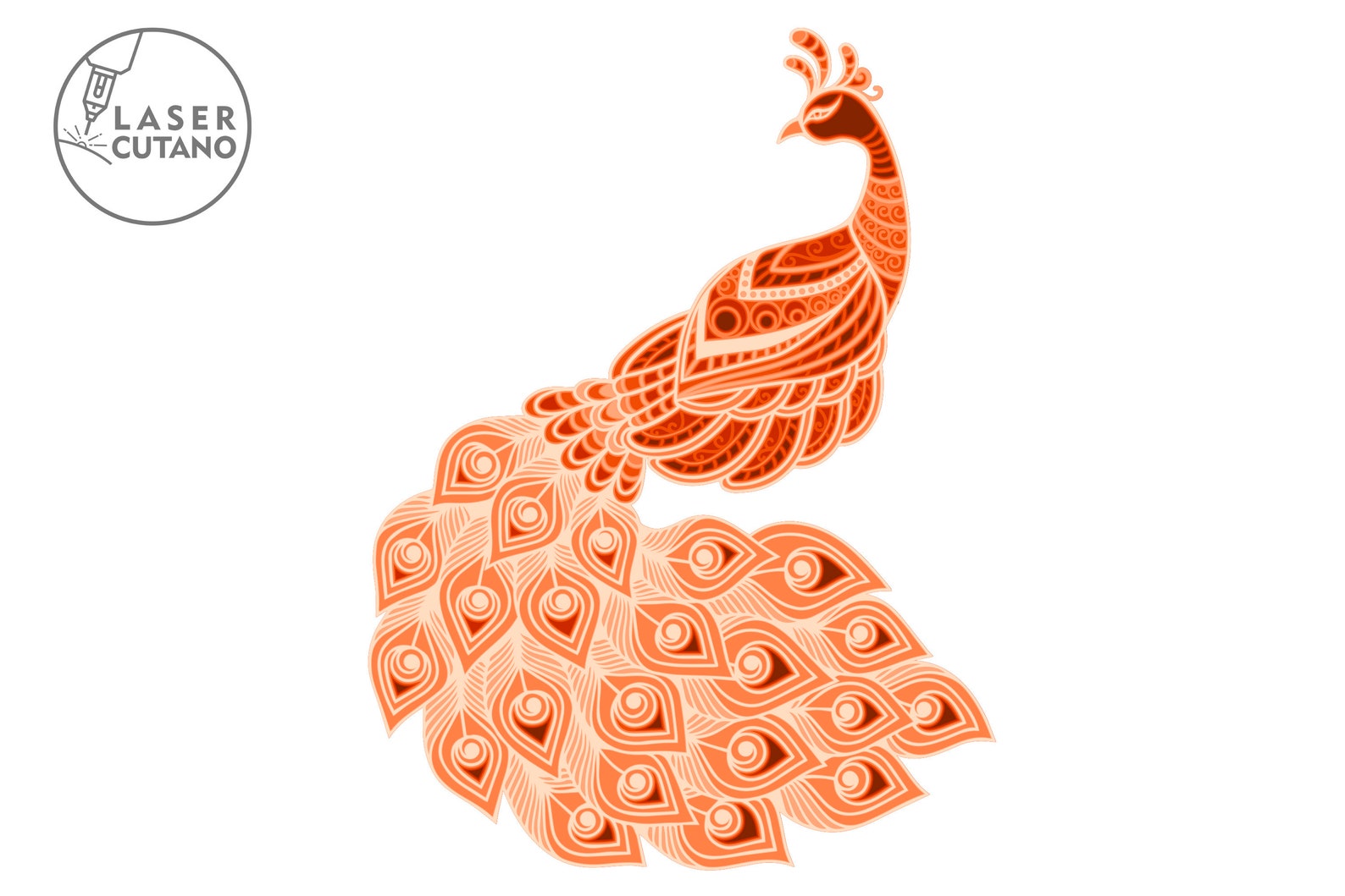 PEACOCK Laser Cut File BIRD Svg Cutting Template and Peacock Wall Decor ...