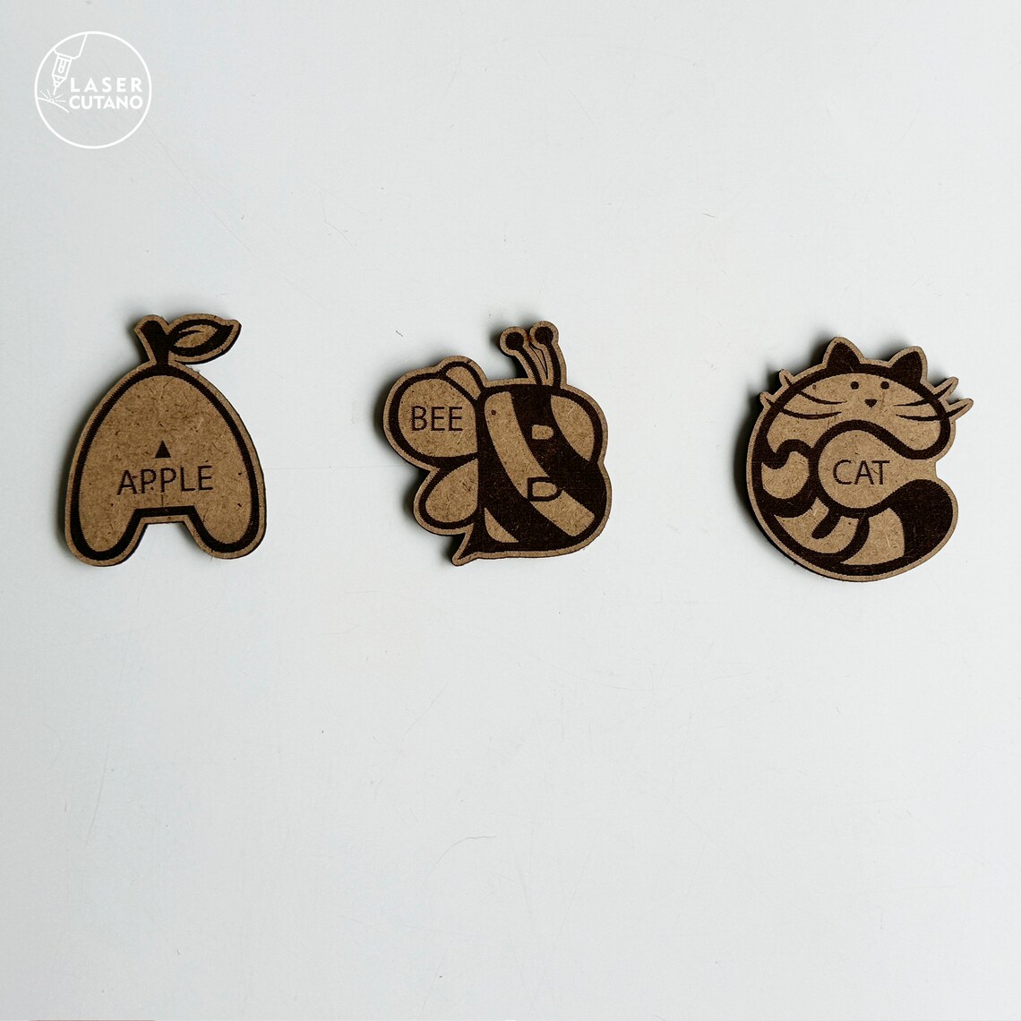 Laser Cut File ALPHABET Magnets Svg File and Laser Cut Alphabet Letters ...
