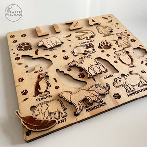 Custom Laser Cut PUZZLE File Svg With Names Dxf File, Puzzle Cnc File ...
