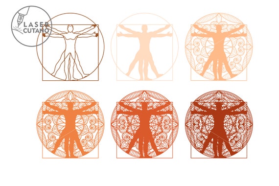 Vecteur De L'homme De Vitruve Image Vectorielle Stock Vector Banner