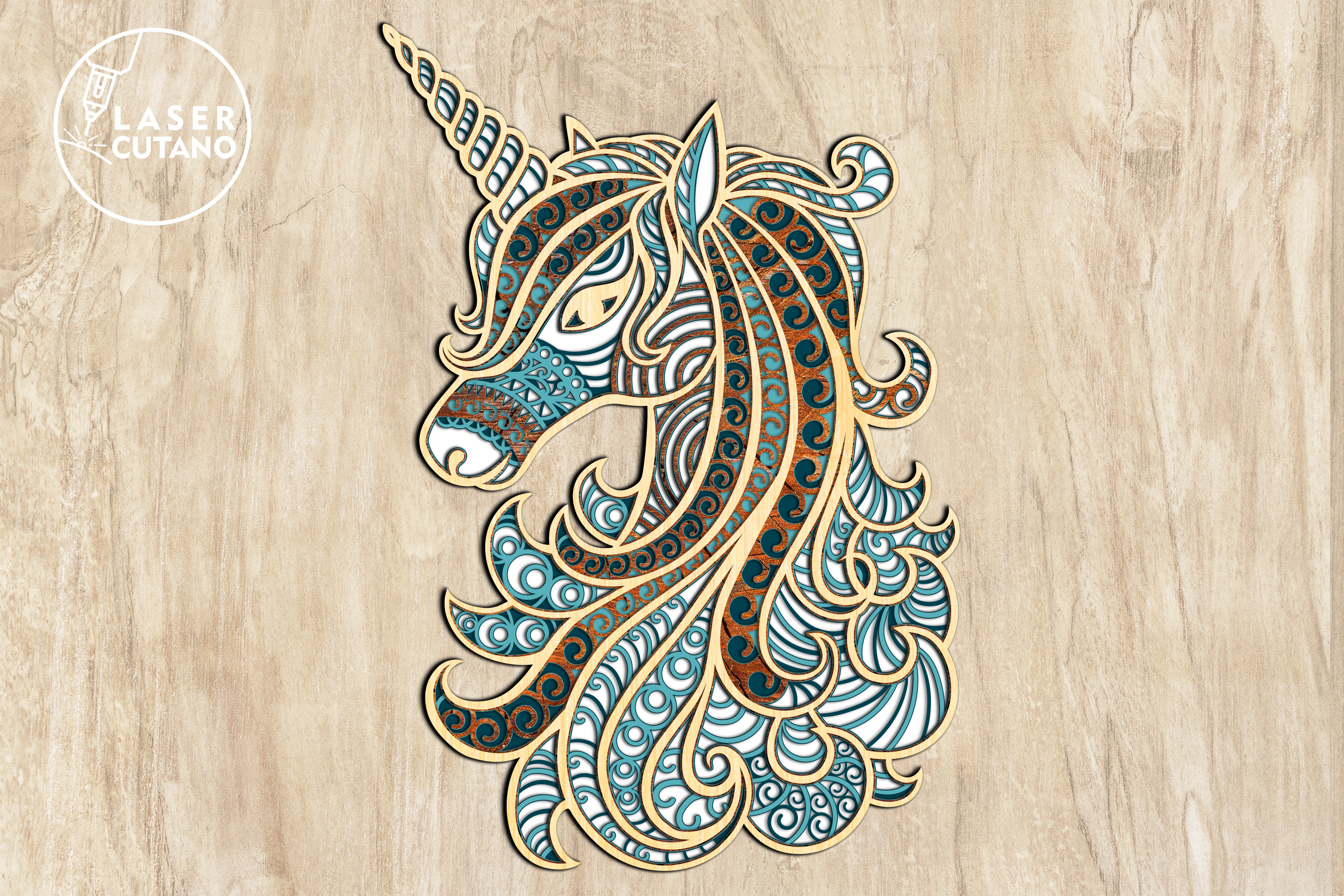 UNICORN Svg Laser Cut Files Svg Cut File and Laser Glowforge Files ...