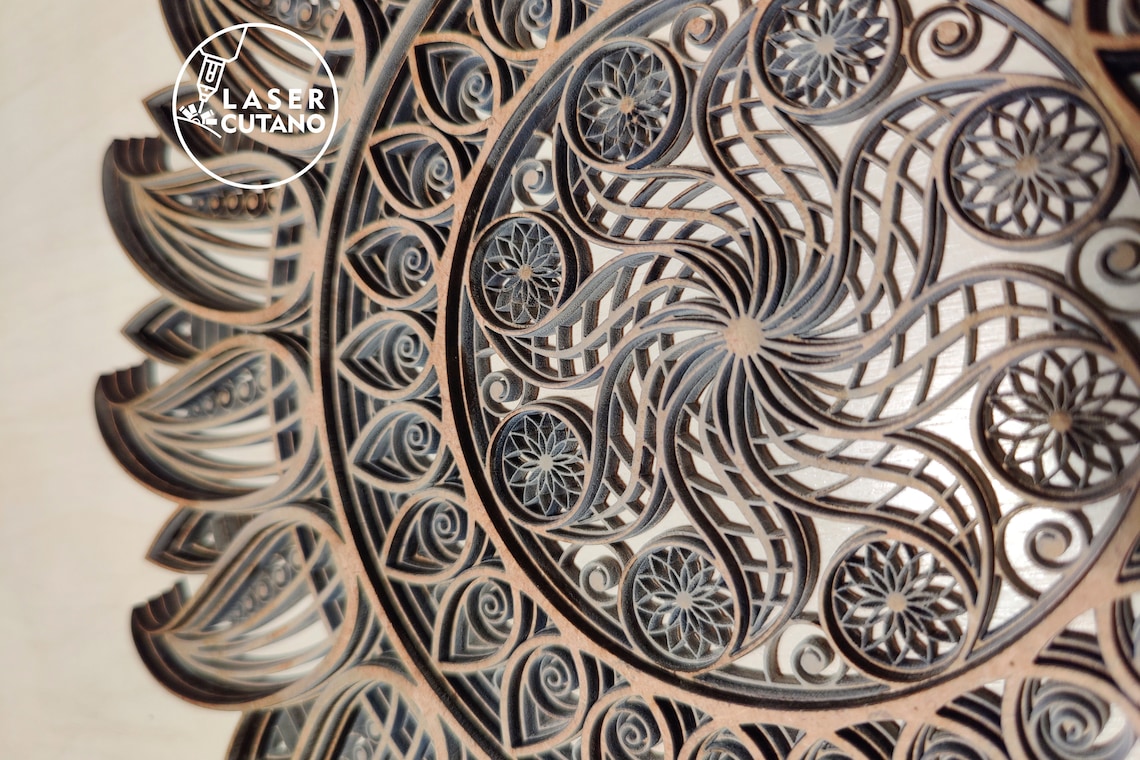 Multilayer Laser Cut Files The Sun and The Moon Designs | Etsy