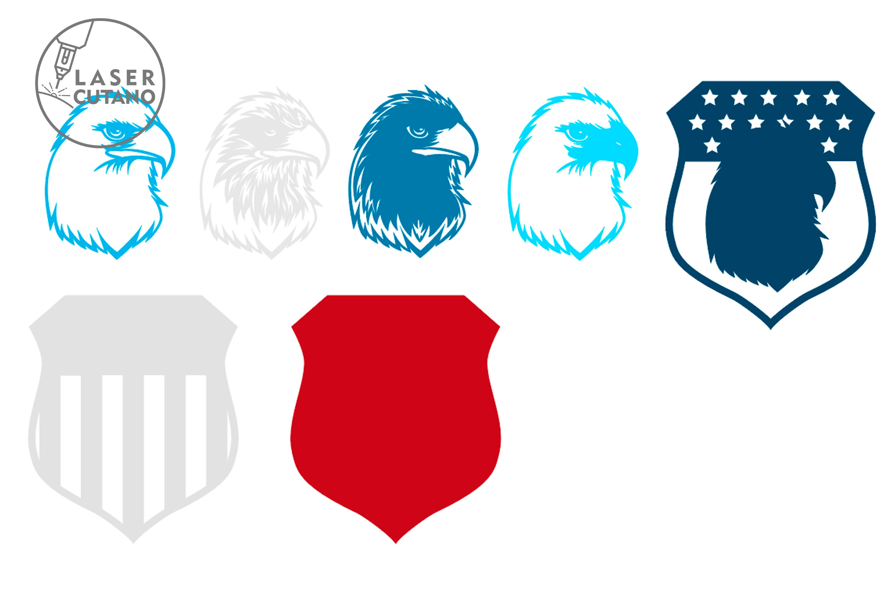 Laser Cut Wood EAGLE Laser Cut Usa Template and Cut File | Etsy