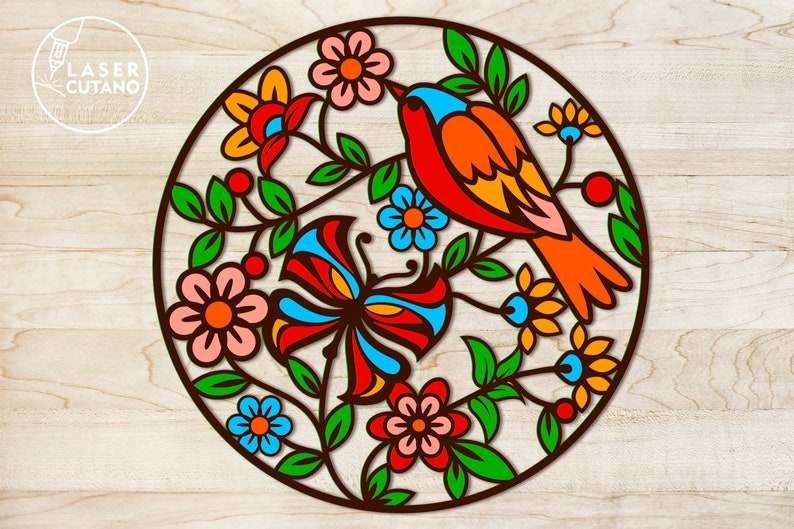 Layered Flower Svg FLOWERS Laser Cut Paper Cricut Leaves | Etsy