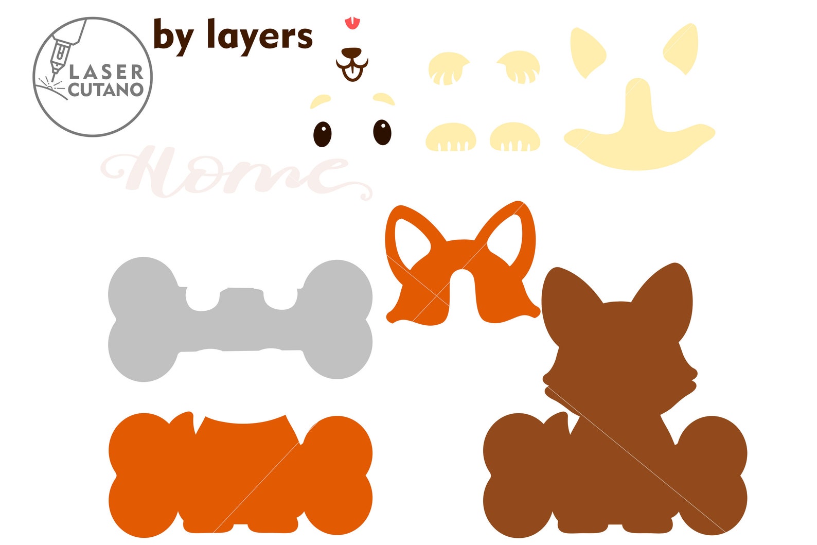 Laser Cut SIGN HOME Svg Cutting File Vector and Wood Sign SVG - Etsy