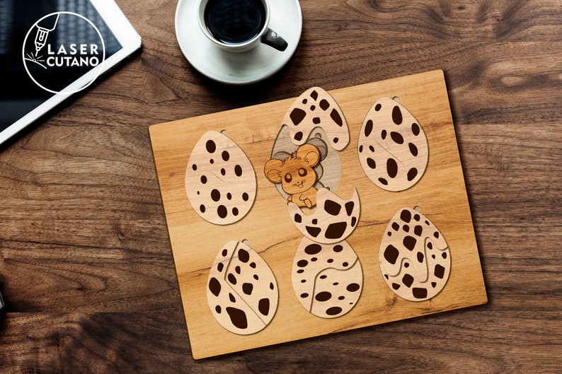 Kids PUZZLE Laser Cut File Svg Dxf Template and Cnc File - Etsy