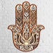 Laser Cut File HAMSA Svg File for Cricut and Hamsa Hand Svg, 3d Svg ...