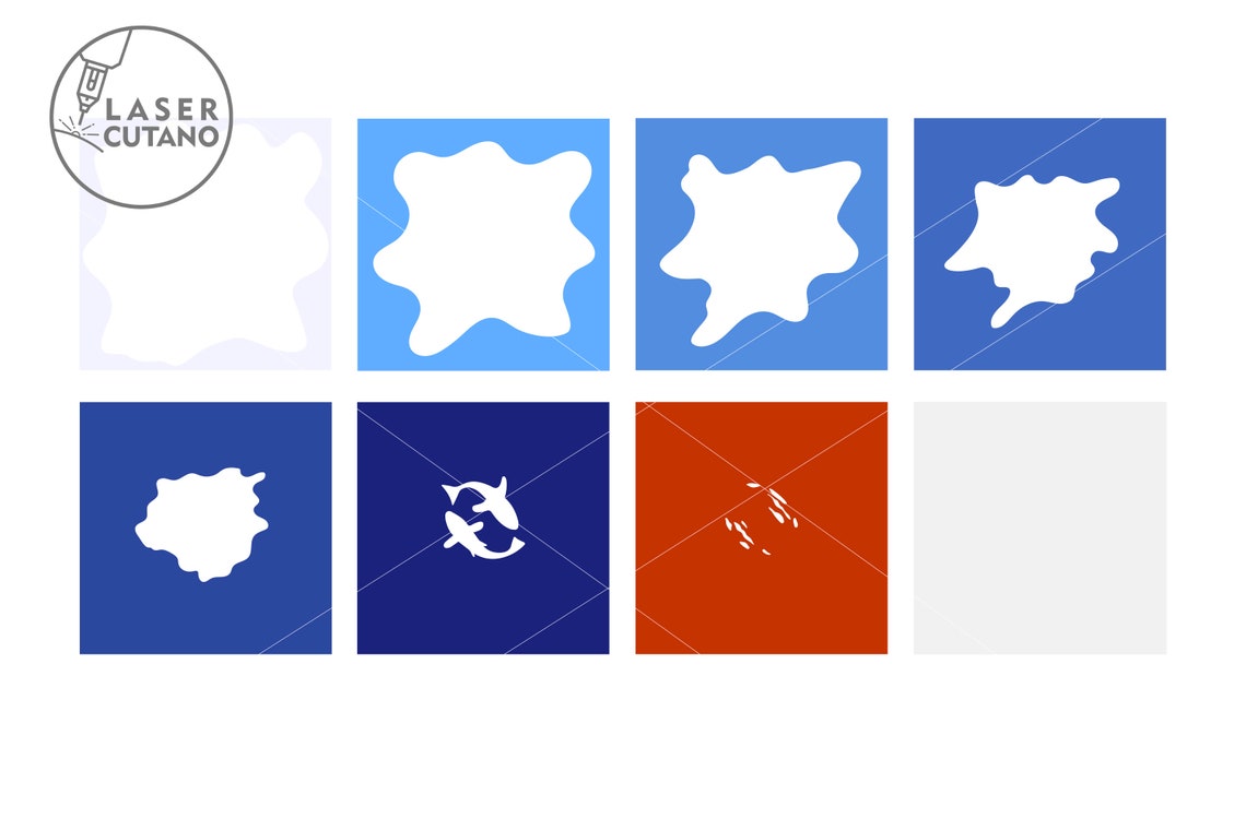 Cricut Svg Files FISH PANEL Laser Cut File Box Nature and Cut - Etsy