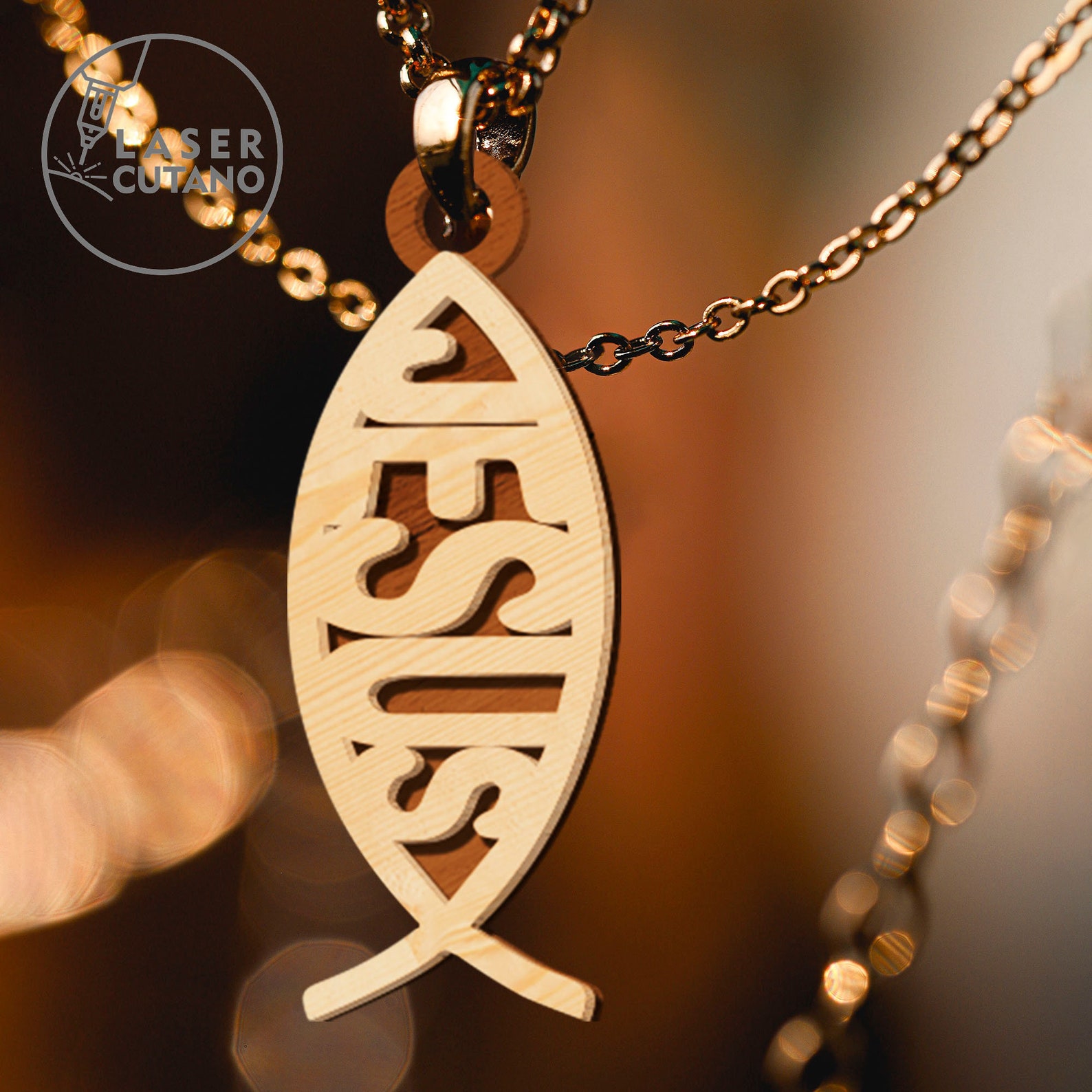 Ichthys Svg Laser Cut File Christian Svg and Glowforge File for Laser ...