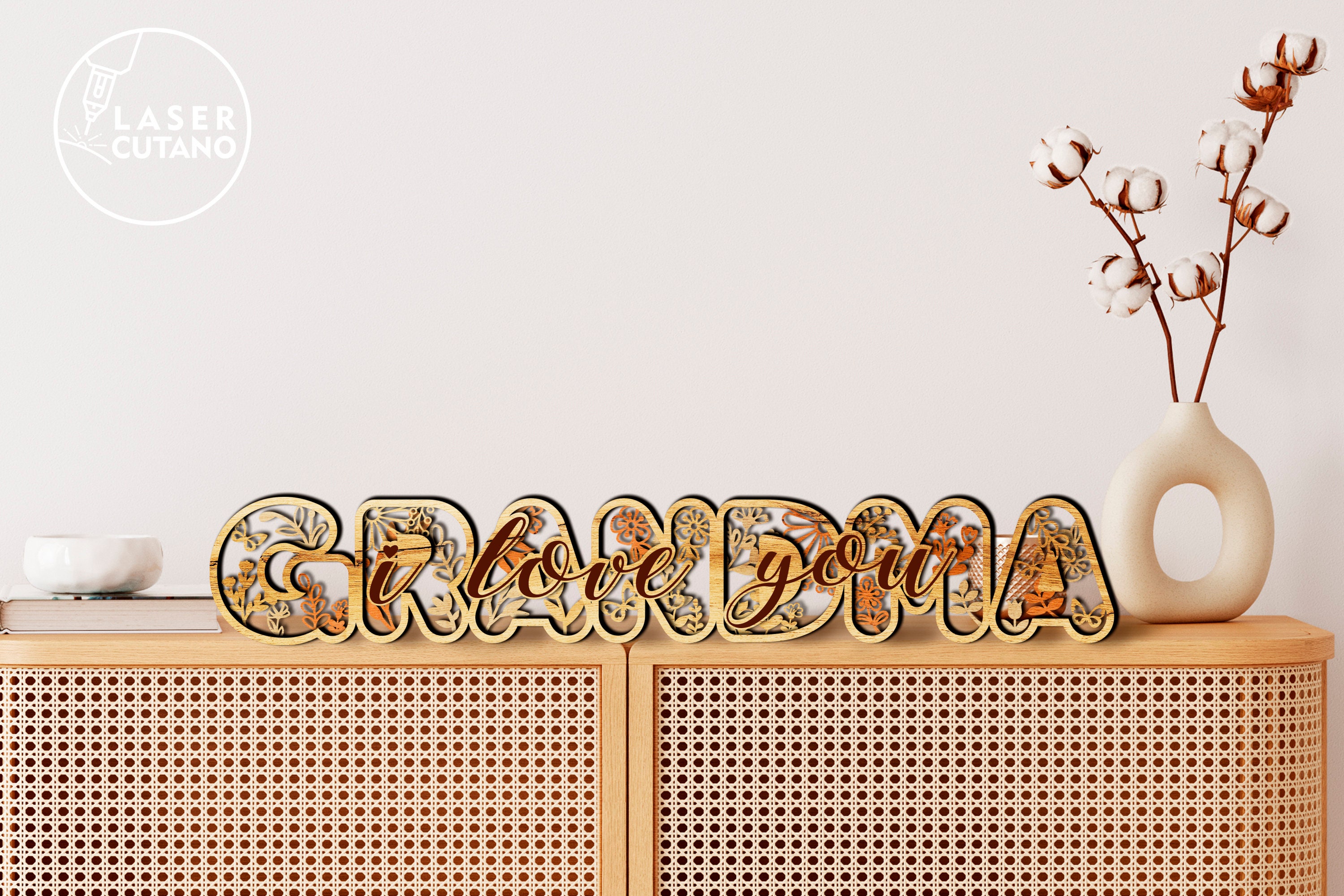 GRANDMA GRANDPA Laser Cut Files Svg Grandmother and - Etsy Australia