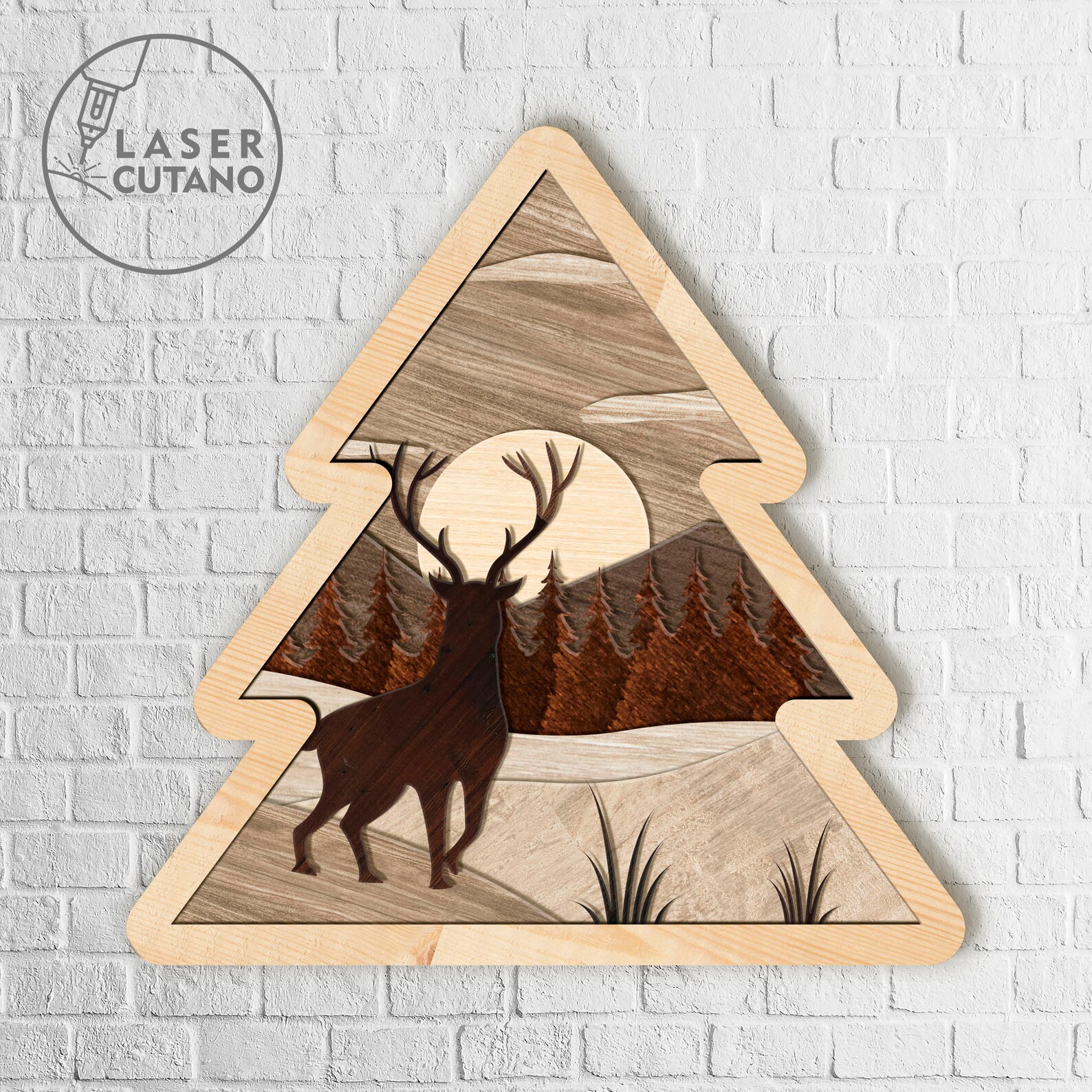 Winter Laser Cut Files Svg Christmas Tree and Ornaments Svg File, Svg ...