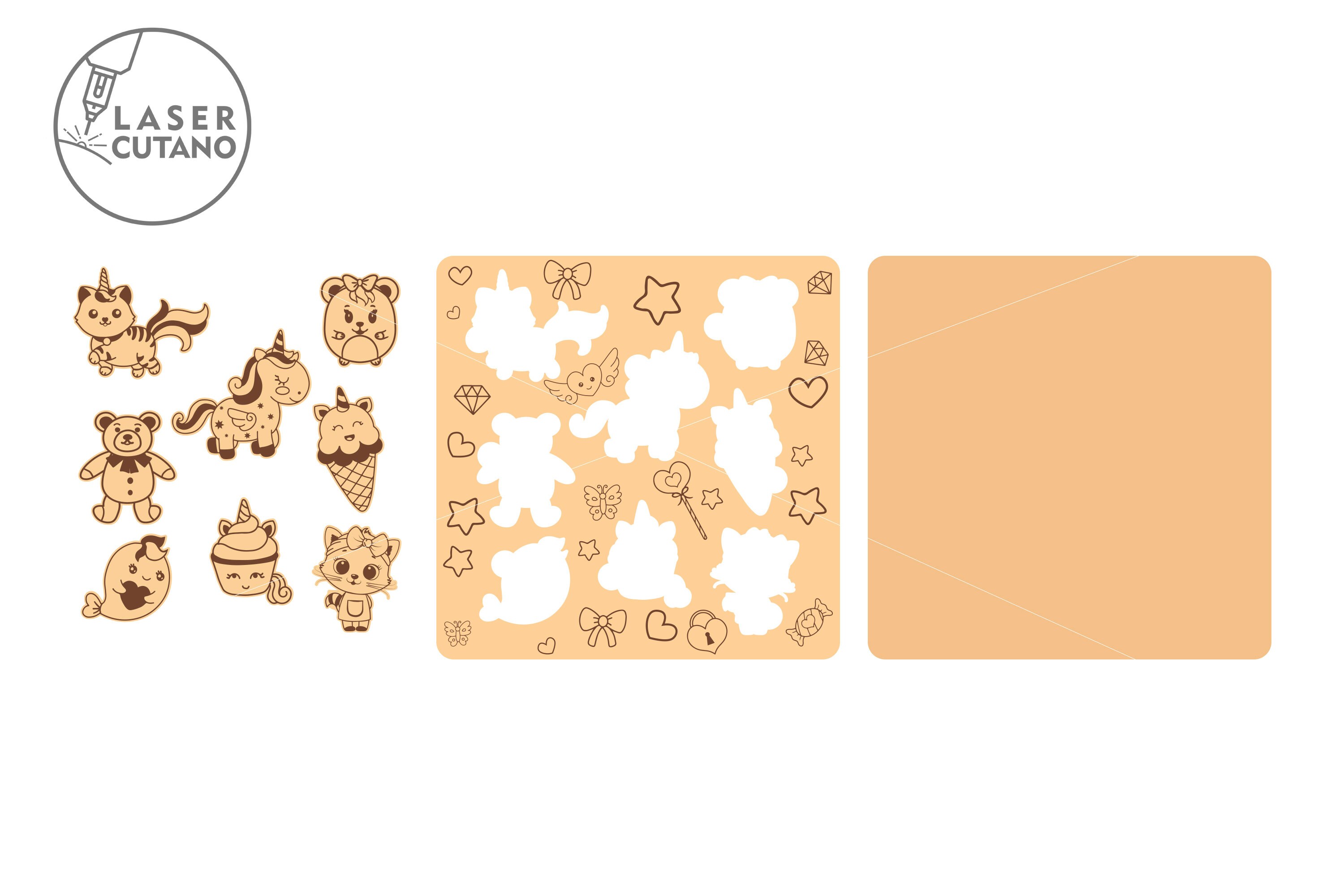 KIDS PUZZLE Laser File Childrens Puzzle File for Cutout Cnc | Etsy