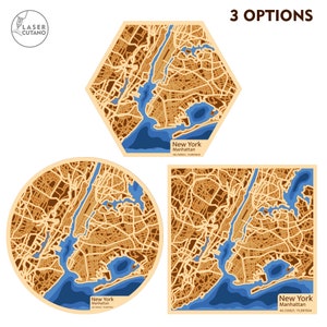 New York Map Laser Cut File and New York Svg, NY Map Laser Burn Svg and ...