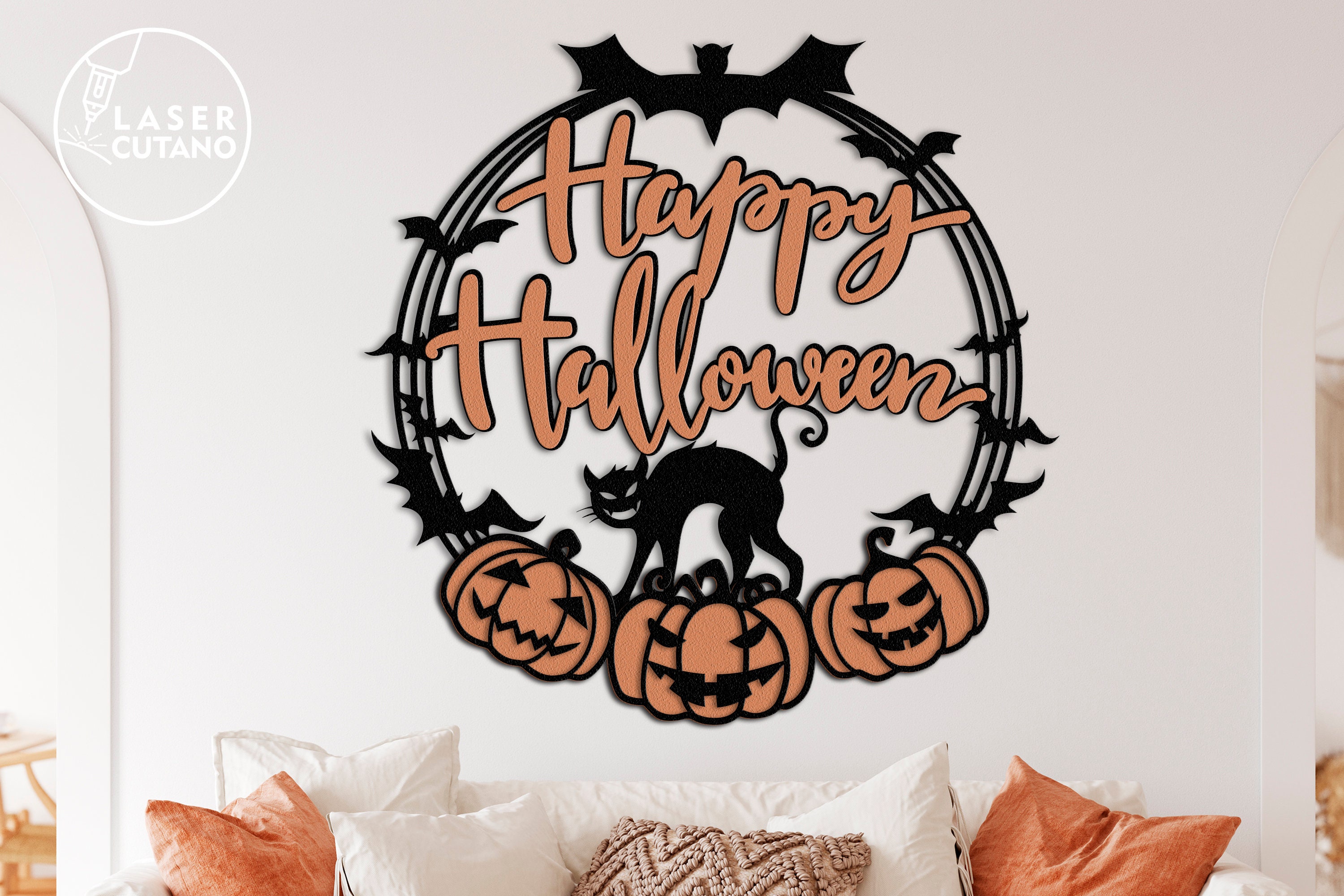 WREATH HALLOWEEN Svg Bundle Layered and Halloween Svg Files for Cricut ...