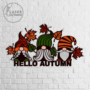 HELLO AUTUMN Svg Files for Cricut Fall Laser Cut Files and Fall ...