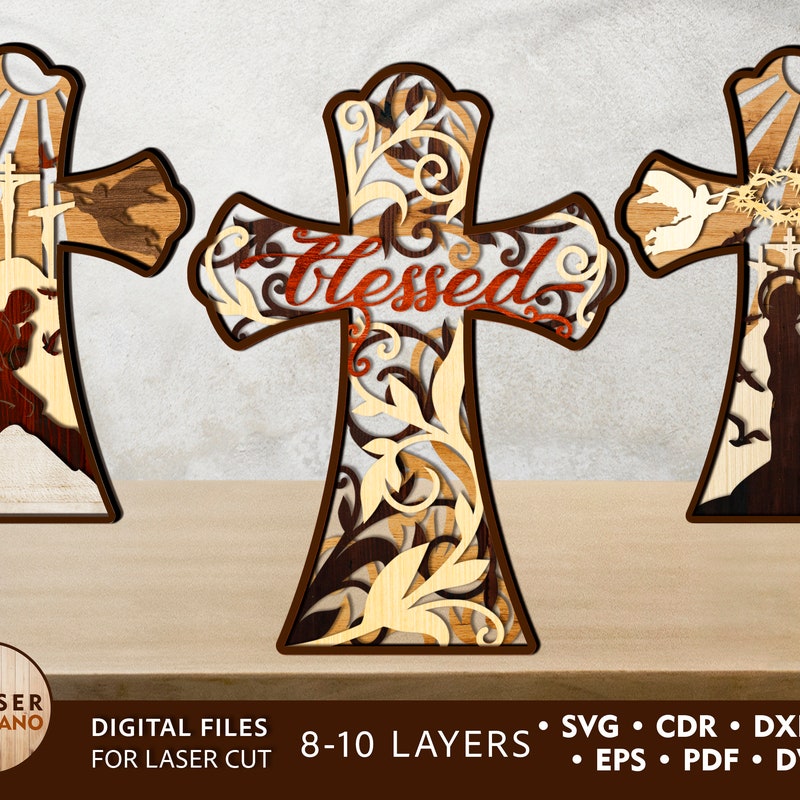 Laser Cut Cross - Etsy