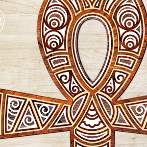 ANKH Svg Spiritual Egypt Laser Cut File and Vector Cutting Plan, Cnc ...