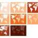 WORLD MAP Laser Files for Cutting Svg and Map Laser Engraving, Map ...