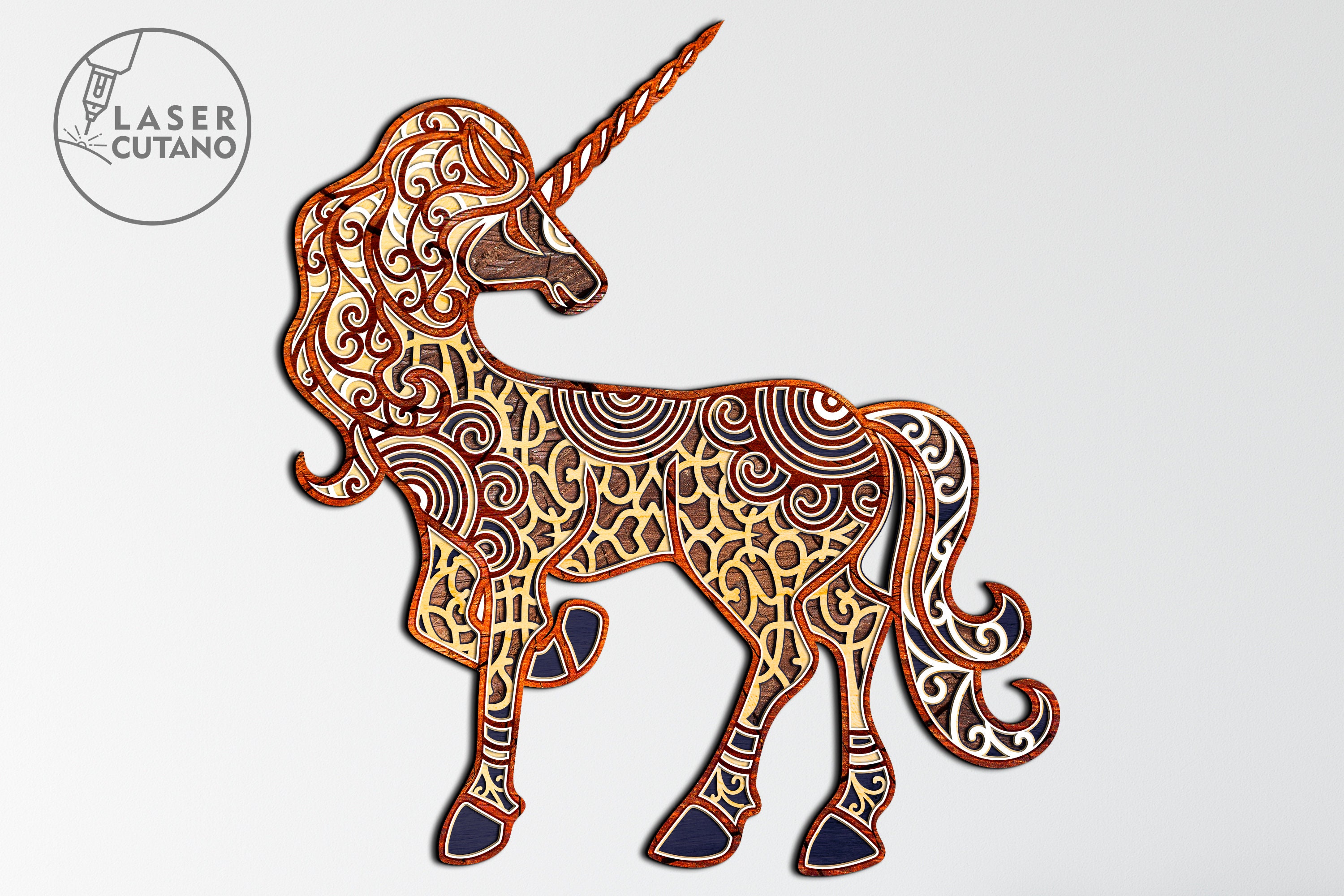 ANIMALS Laser Cut File Multilayer Vector File cricut 3d and - Etsy México