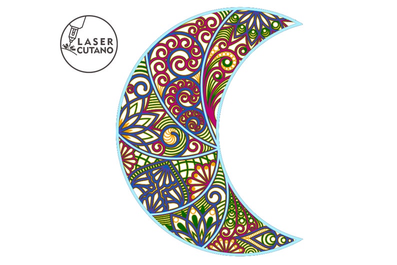 Laser Cut Files the Moon Laser Cut File Svg Laser Cut - Etsy Australia