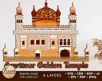Indian Temple Laser Cut - Etsy