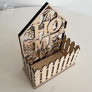 Flower Box Laser Cut Flower Basket Svg and Laser Cut Box File and Laser ...