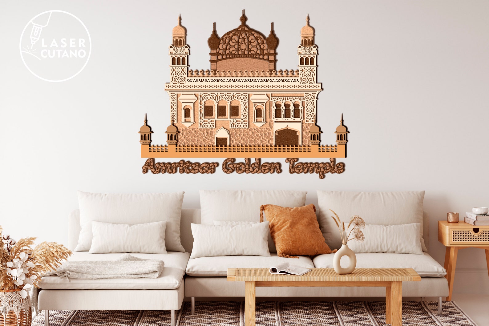 INDIAN TEMPLE Laser Cut Files Buildings Multilayer for Cricut or ...