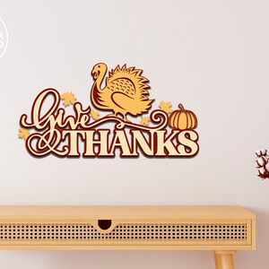 THANKSGIVING Laser Cut File Svg Vector and Thanks Giving Crafts, Turkey ...