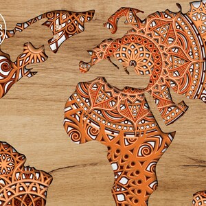 WORLD MAP Laser Files for Cutting Svg and Map Laser Engraving, Map ...