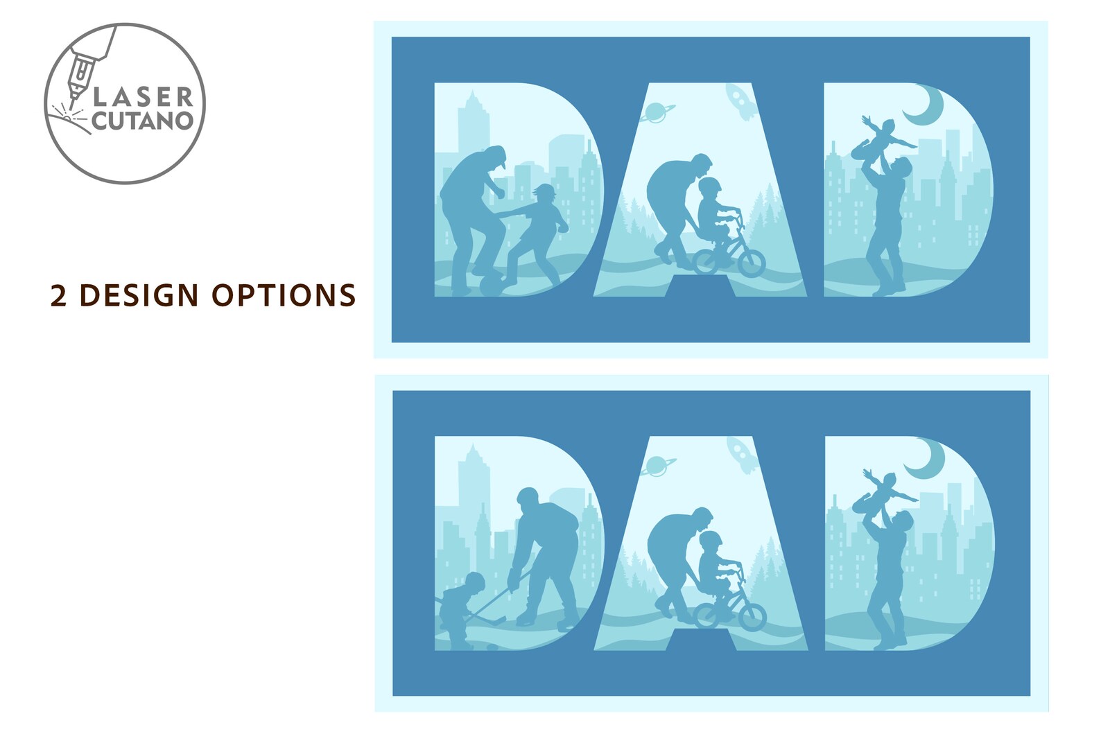 MOM DAD Mother's Day Laser Cut Father's Day Svg and Laser Templates ...