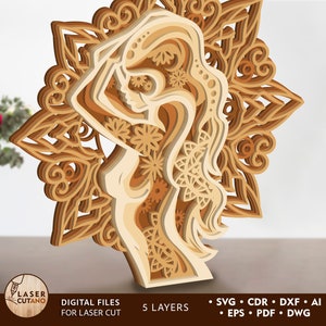 Laser Cut Women Gifts Svg Design Laser File Mom and Mother Day Laser ...