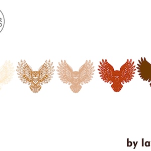 OWL Laser Cut File Multilayer 3d Owl Svg and Laser Cut Panels, 3d Laser ...