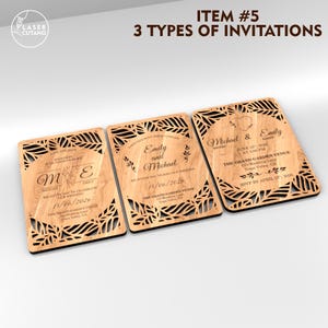 Laser Cut File Wedding Decoration Bundle, Wedding Svg Laser & Guestbook ...