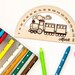 Protractor Ruler Svg Laser Cut File Personalised Wooden Ruler and ...