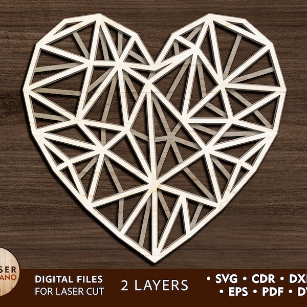 Laser Cut Hearts - Etsy