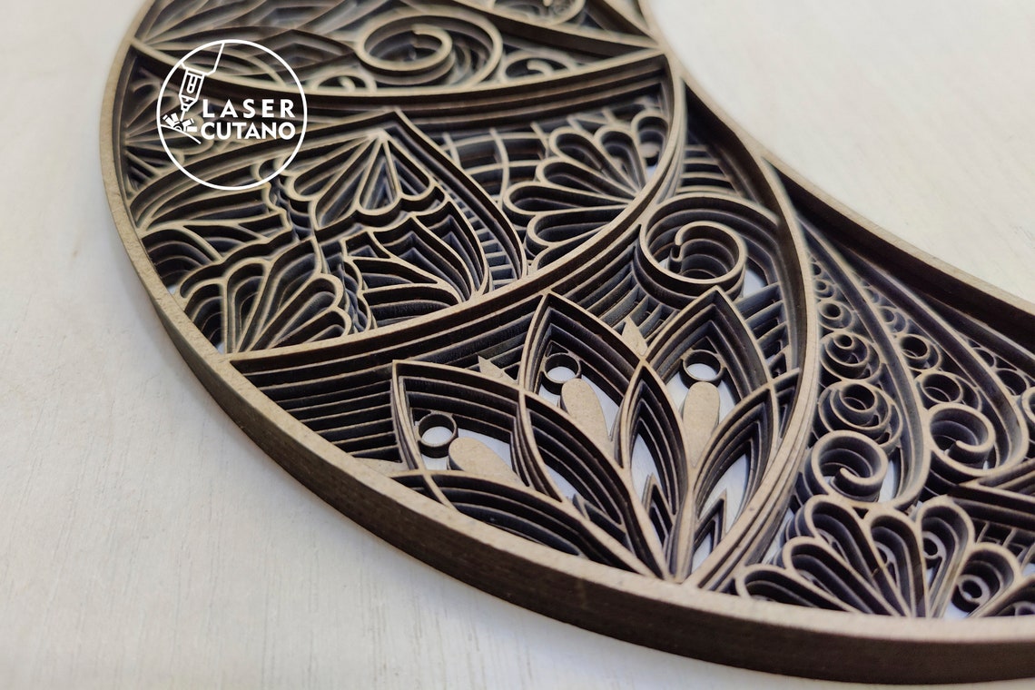 Laser Cut Files - the Moon - Laser Cut File Svg, Laser Cut Wood ...