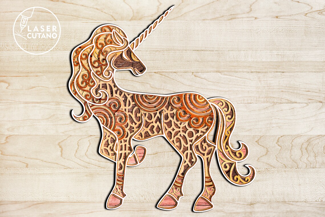 UNICORN Svg Laser Cut Files and Cricut Svg Files, Cricut Unicorn and ...
