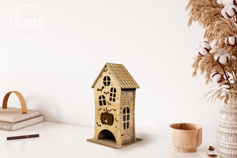 3D HALLOWEEN Laser File Svg Cnc Template and Halloween Dxf - Etsy