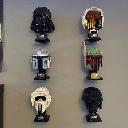 Ultimate Display Wall Mount Display for All Lego Helmets Boba - Etsy