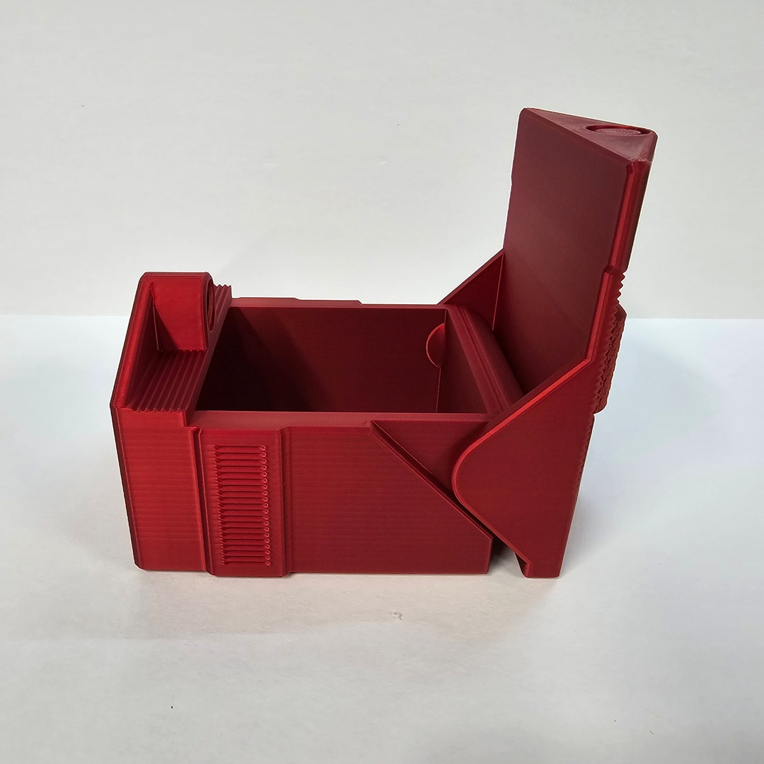 3D Printed Screw Top Box red - Etsy