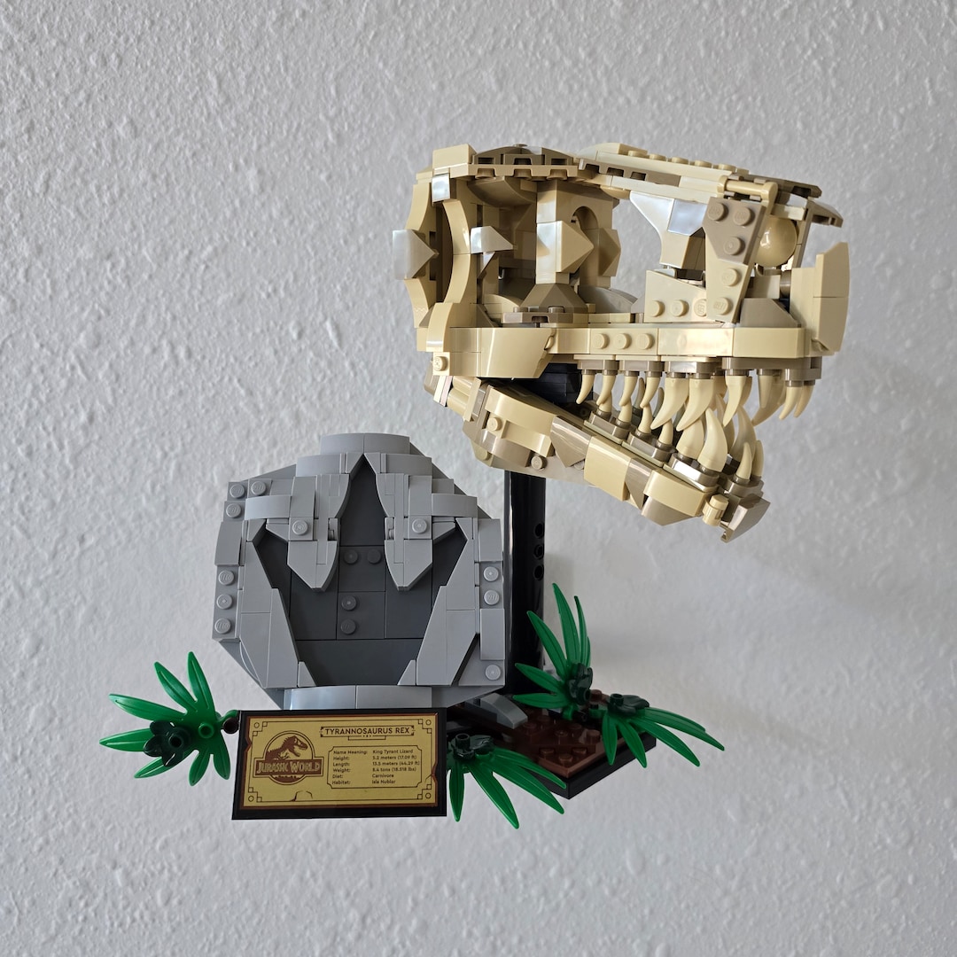 Wall Mount for LEGO® Dinosaur Fossils: T. Rex Skull (76964) - Etsy