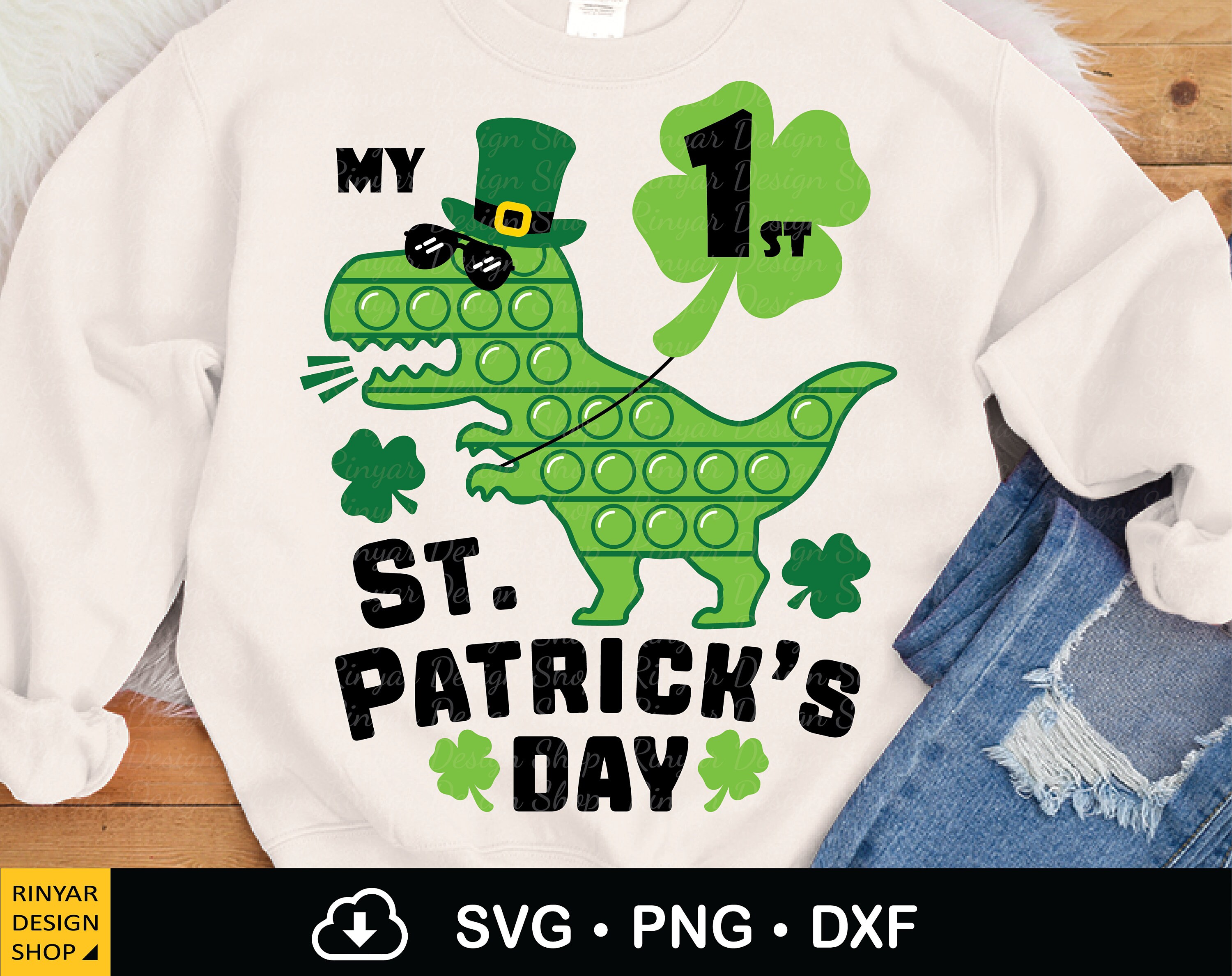 My 1st St Patricks Day Svg, Boy First St Patricks Day Shirt Svg, Funny ...