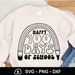 Retro Happy 100 Days of School Svg Png Sublimation, Groovy 100 Days of ...